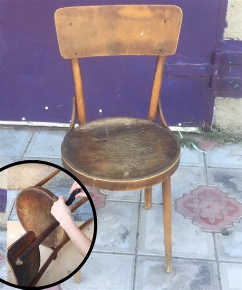 ახლა ეს ძველი სკამი ჩვენს სხვენში 20 წელზე მეტია დგას 🪑😲 გადავწყვიტე