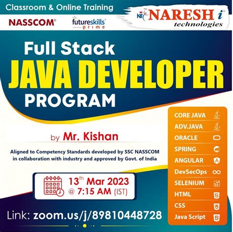 Naresh It On Linkedin Fullstackjava Corejava Java Programming Onlinetraining Education