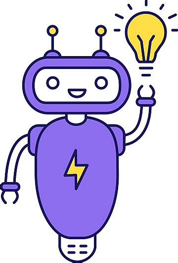 new idea chatbot color icon light chat chatbot vector light chat