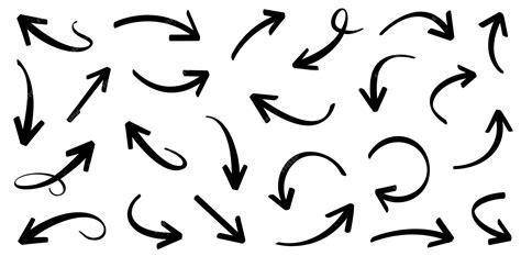 Conjunto De Flechas Elegantes Para La Presentación Y Educación Del Plan De Negocios Colección De