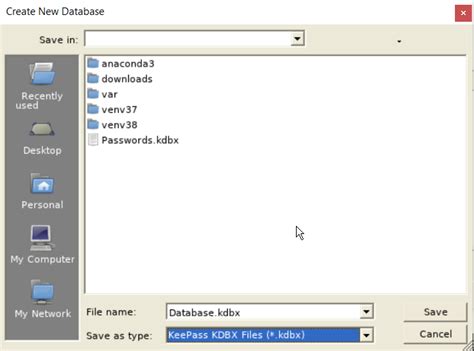 Now Give A Name To Your Database And Choose The Directory Where You