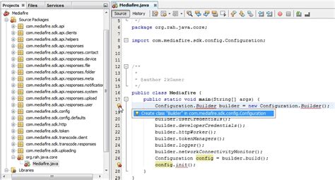 Cannot Use Mediafire Java Api Stack Overflow