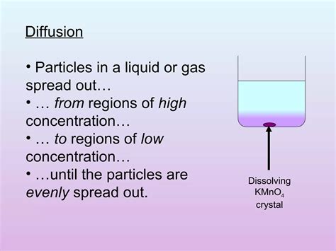Diffusion And Osmosis PPT Chemistry Science