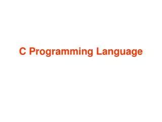 PPT C Programming Language PowerPoint Presentation Free Download ID 4189213