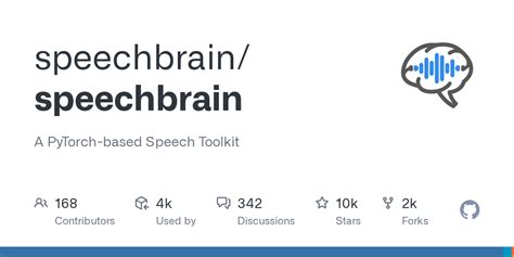 Github Speechbrainspeechbrain A Pytorch Based Speech Toolkit