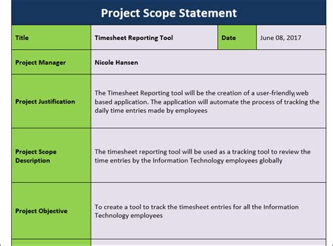 Project Initiation Document Template Winning Templates