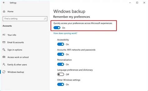 sync windows 10 settings across devices a step by step guide