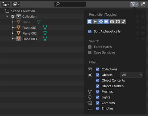 Mesh How Do I Get Objects With Visibility Toggled Off In A File Saved
