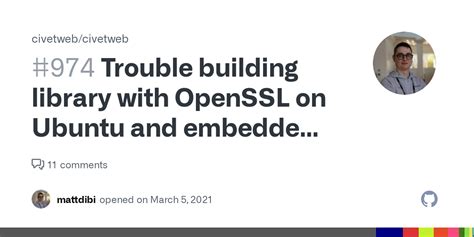 trouble building library with openssl on ubuntu and embedded civetweb