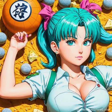 Bulma From Dragon Ball Z Lying Down Prompts Stable Diffusion Online