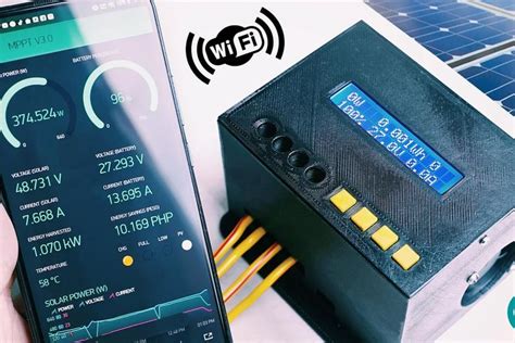 1kw Arduino Mppt Solar Charge Controller Esp32 Wifi Arduino Solar Diy Electronics