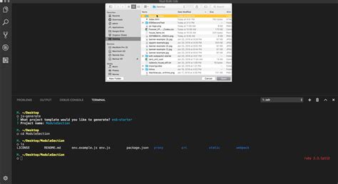 how to utilize the es6 project generator