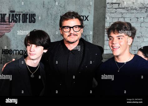 Los Angeles California Usa 9th January 2023 Actor Pedro Pascal And