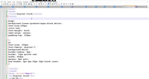 Bhumika Kashyap On Linkedin Digital Clock By Using Javascript Html