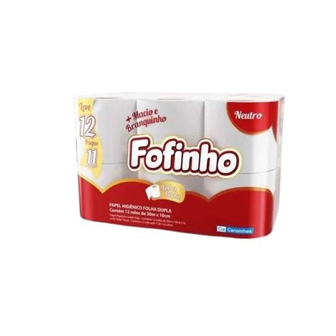 Papel Higiênico Folha Dupla Fofinho Fardo