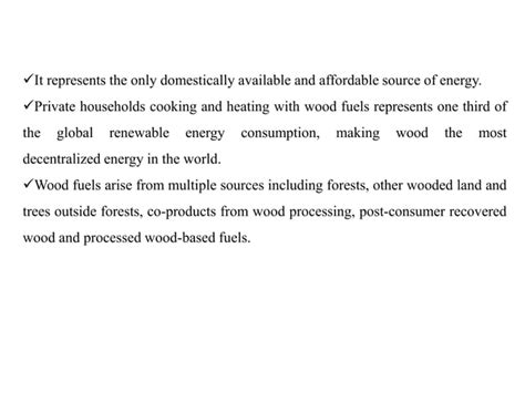 WOOD ENERGY AND EXTRACTIVES PPTX