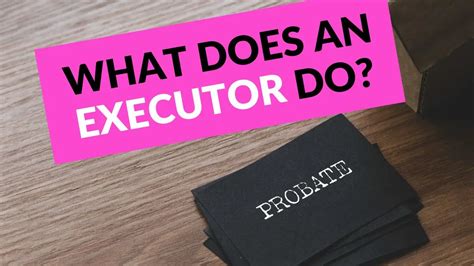 What Does An Executor Do