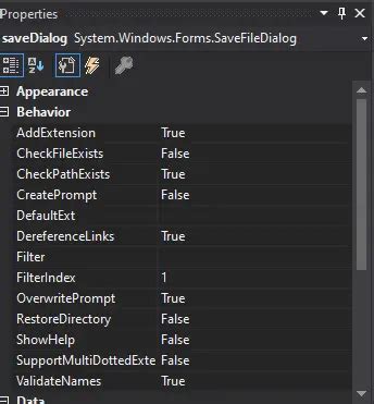 How To Save File Dialog In C Delft Stack