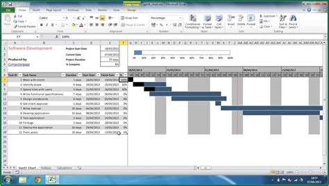 Monthly Gantt Chart Excel Template Free Download Template 1 Resume Examples MW9pdea9AJ