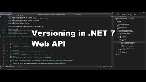 Api Versioning Net 7 Web Api Tutorial 7 Youtube