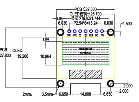 Inch LCD Blue White Yellow Blue SPI IIC OLED Module Pin Tempero Systems Shopping