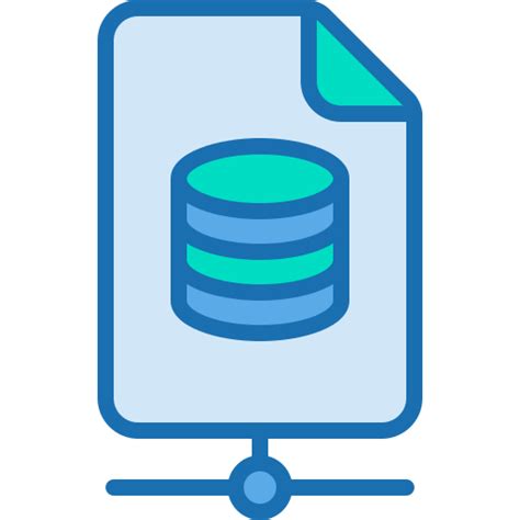 database berkahicon lineal color icon