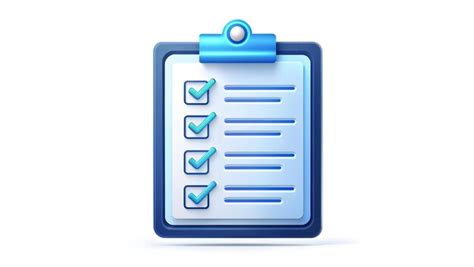 Algoritmo De Ia 3d E ícone De Lista De Verificação De Qualidade Para