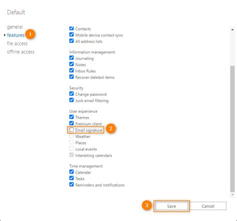 Disable Native Signatures In Outlook On The Web OWA And The New Outlook For Windows