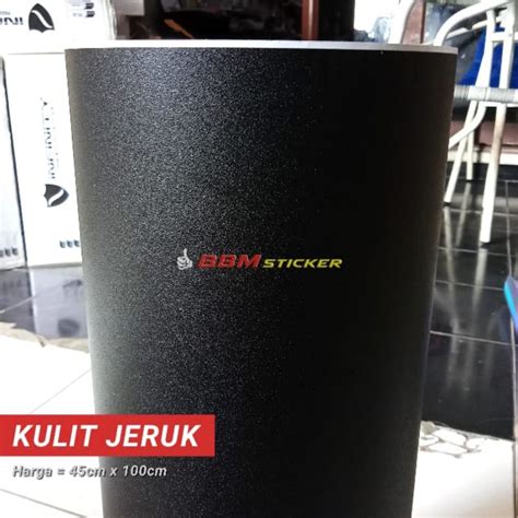 Jual Stiker Skotlet Hitam Kulit Jeruk Vinyl Sticker Shopee Indonesia