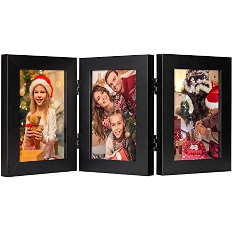 Frametory Hinged Picture Frame With Glass Front Made To Display Three