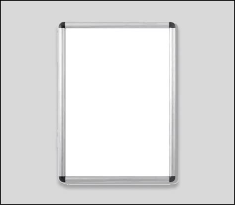 Aluminium Poster Frames A2 Aluminium Snap Poster Frame Frame Only