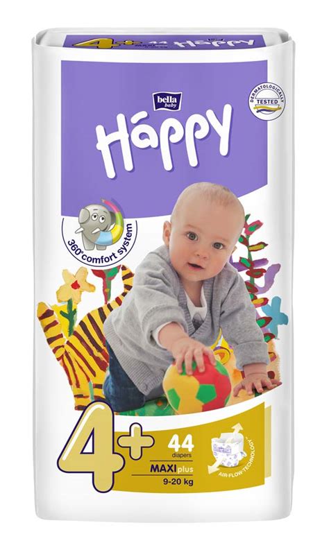 Bella Happy Baby maxi plus 9-20kg 44er Packung | Baby Bella Windeln ...
