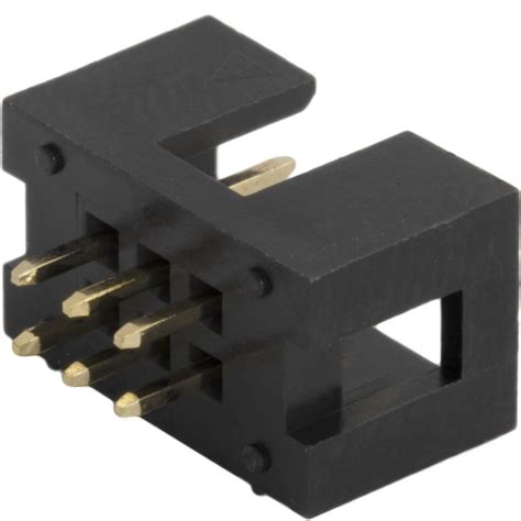 IDC Male Connector Shrouded Header 6 Pin Protostack