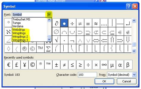 What Is The Bullet Symbol In Microsoft Word Printable Templates Free