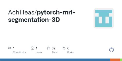 GitHub Achilleas Pytorch Mri Segmentation D