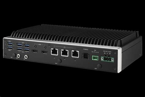 Slim Yet Full Function Fanless Embedded Computer For Automation And Robotics Applications