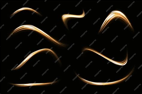 Premium Vector Curve Light Effect