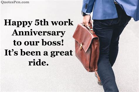 Happy 5th Year Work Anniversary Wishes Quotes Artofit