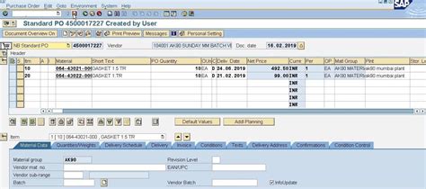 How To Delete A Line In Sap Purchase Order Me21n Video Recording In This Video We Will
