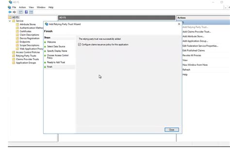 Configuring ADFS 4 0 Windows Server 2016