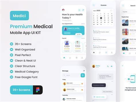 Medici Doctor And Medical App Ui Kit