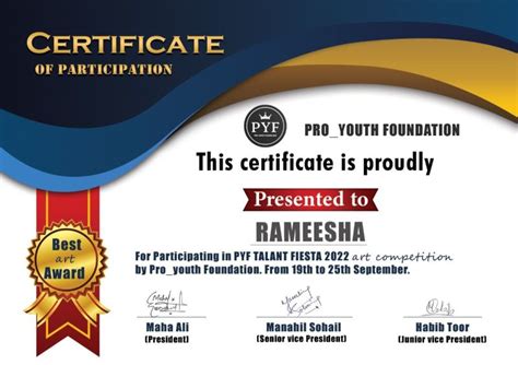 Rameesha Khan On Linkedin Certificate