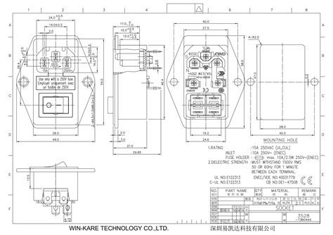 Buy Wholesale China Iec C14 Screw Panel 250v 10a Inlet Connector Single Fuse Male Power Socket