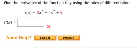 Solved Find The Derivative Of The Function By Using The Chegg Com