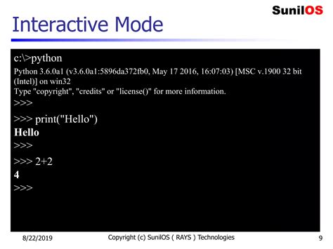 Python Part 1 Ppt