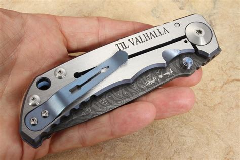 Spartan Harsey Folder Special Edition Viking Longboat Damascus