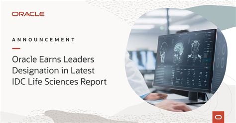 Baljit Bal Klear On Linkedin Oracle Named A Leader In Idc Marketscape For Ww Life Science Randd