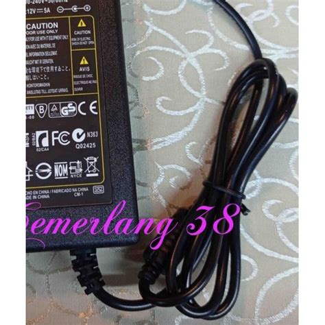 Jual Switching Adaptor Switching Power Supply Plastik 12v 5a Shopee Indonesia