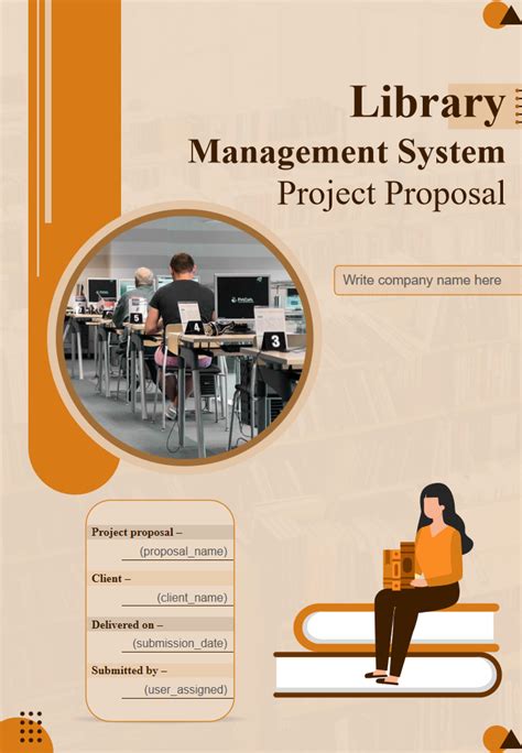 top 10 library management system project proposal templates with