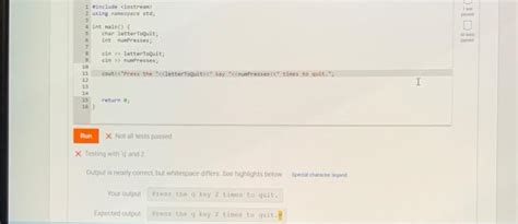 solved my code keeps getting an error message in zybooks but